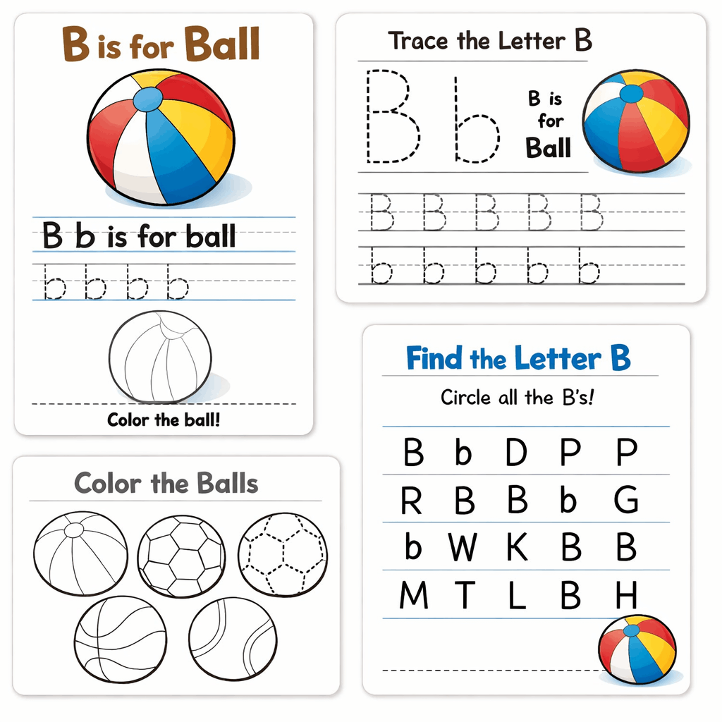 Alphabet Letter Cut and Paste Worksheets