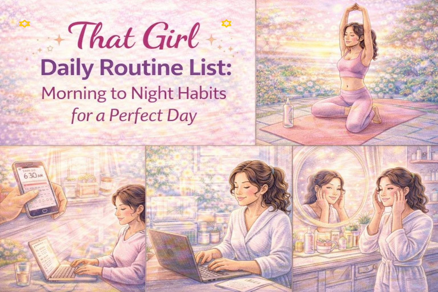 That Girl Daily Routine List: Morning to Night Habits for a Perfect Day